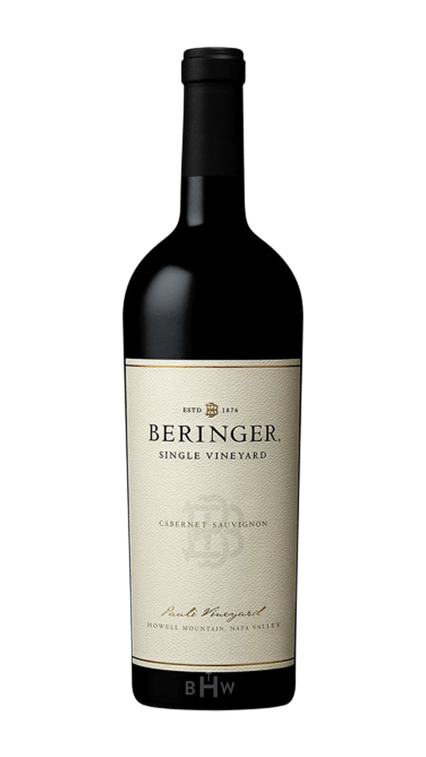 2017 Beringer Pauli Vineyard Howell Mountain Napa Valley Cabernet Sauv ...