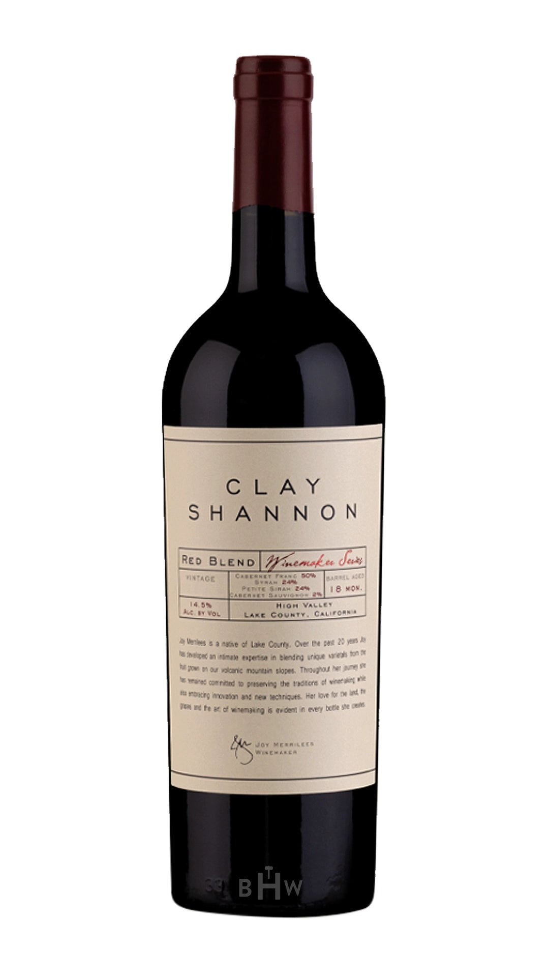 2021 Clay Shannon Winemaker Series Red Blend - BigHammerWines.com