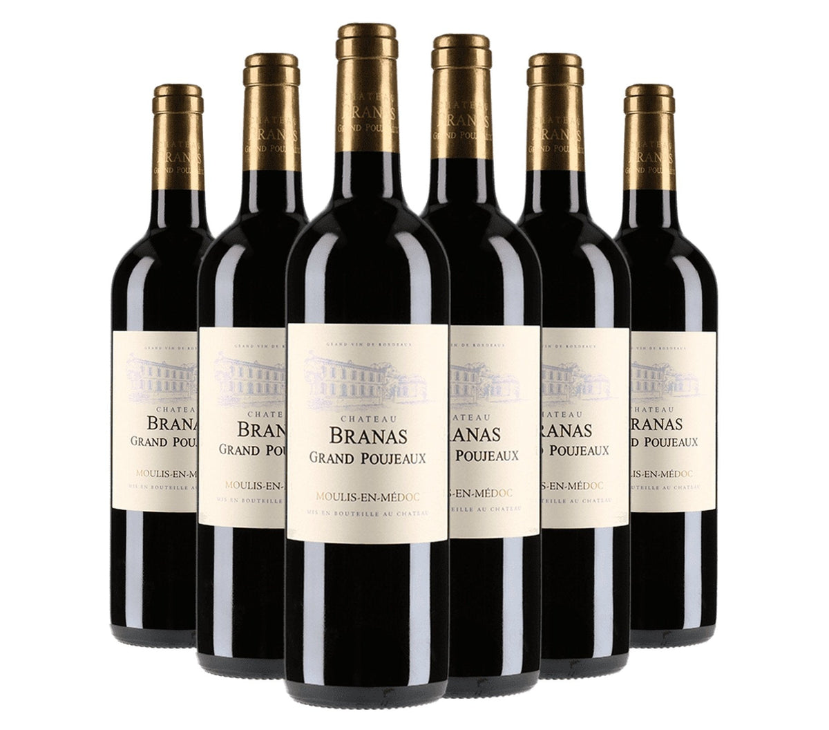 2022 Chateau Branas Grand Poujeaux Moulis En Medoc FUTURES 6 x 750ml ...