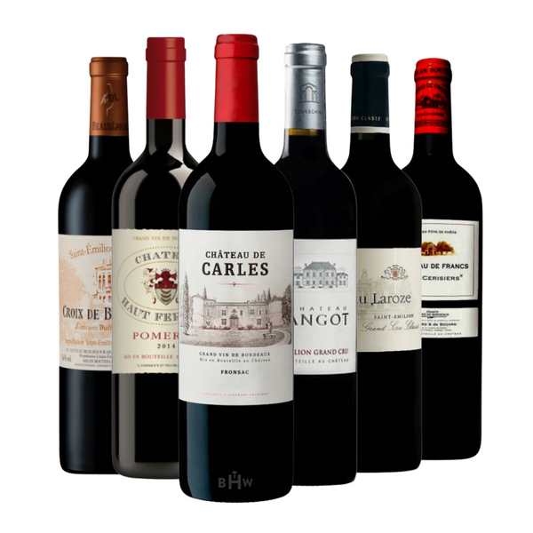 Merlot Cab Franc Bliss: Right Bank Bordeaux 6pk Sampler 6x750ml ...