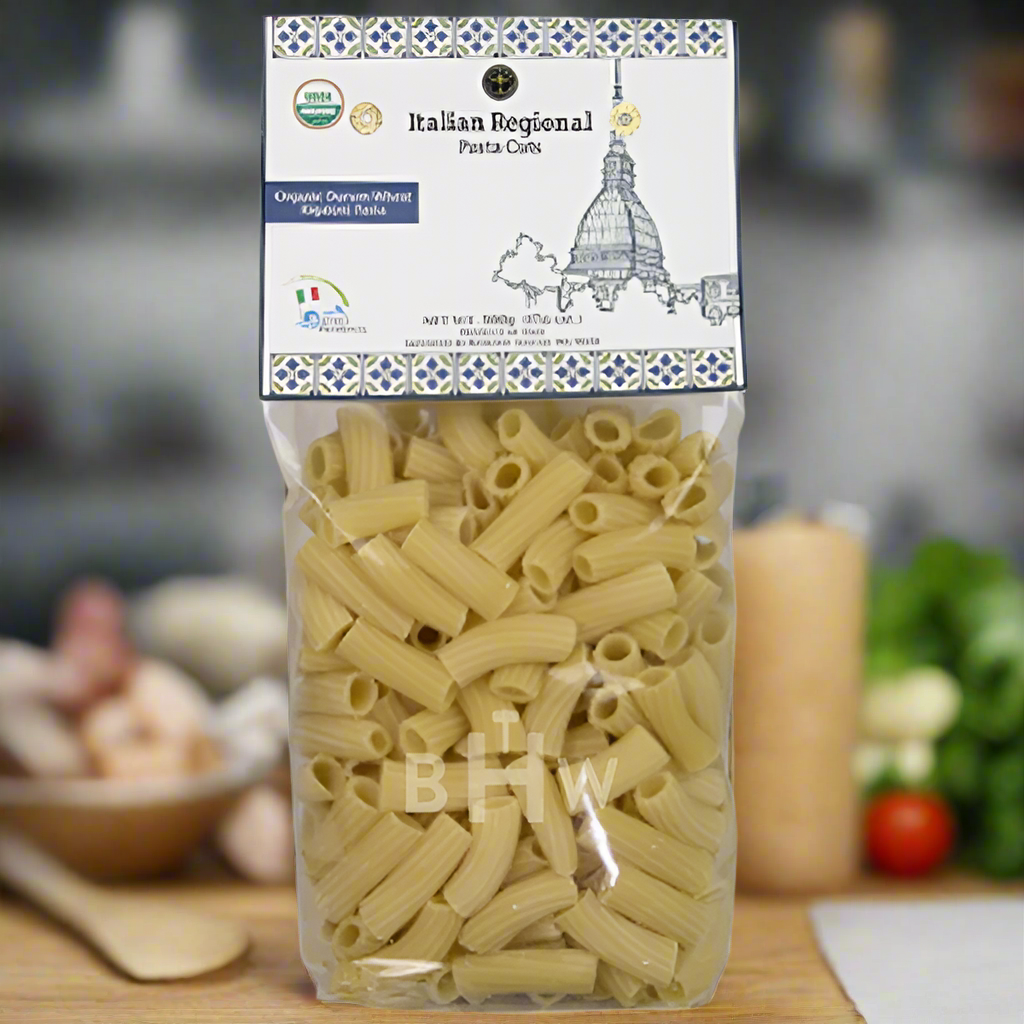 Organic Rigatoni Pasta, Durum Wheat Allemandi Pasta 500g ...