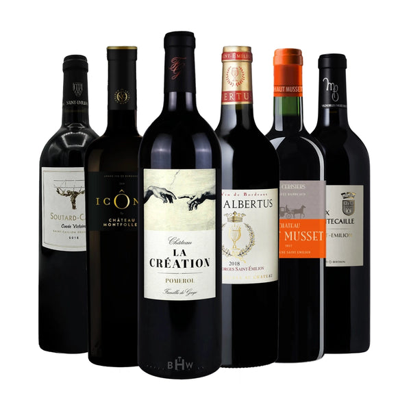 Merlot Cab Franc Bliss: Right Bank Bordeaux 6pk Sampler 6x750ml ...