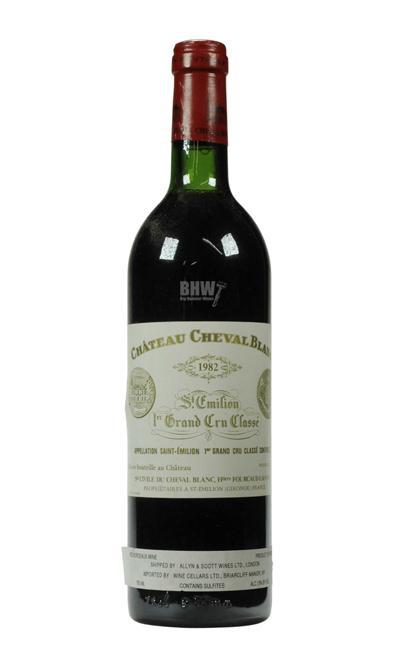 1982 Cheval Blanc Neck Fill. Clean Label. - Bighammerwines.com