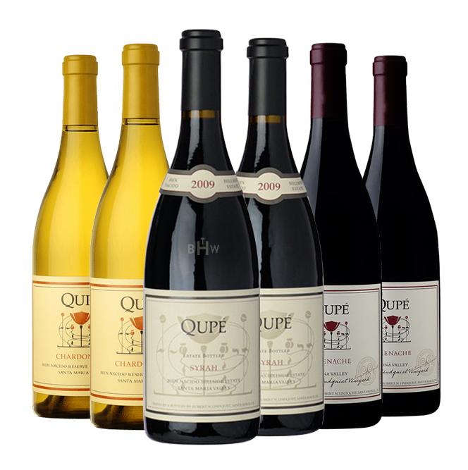 Qupe Library Variety Pack (Syrah, Grenache, Chardonnay) 6 x 750ml ...