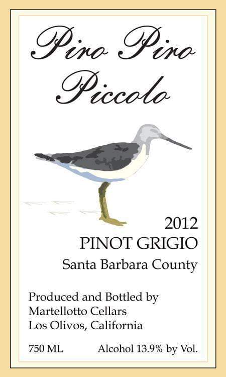 Piro Piro Piccolo 2014 Pinot Grigio Santa Barbara 92 pts ...